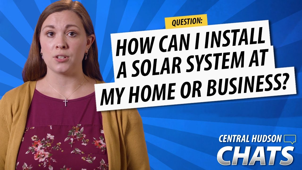CHATS: How can I install solar at my home or business? - YouTube