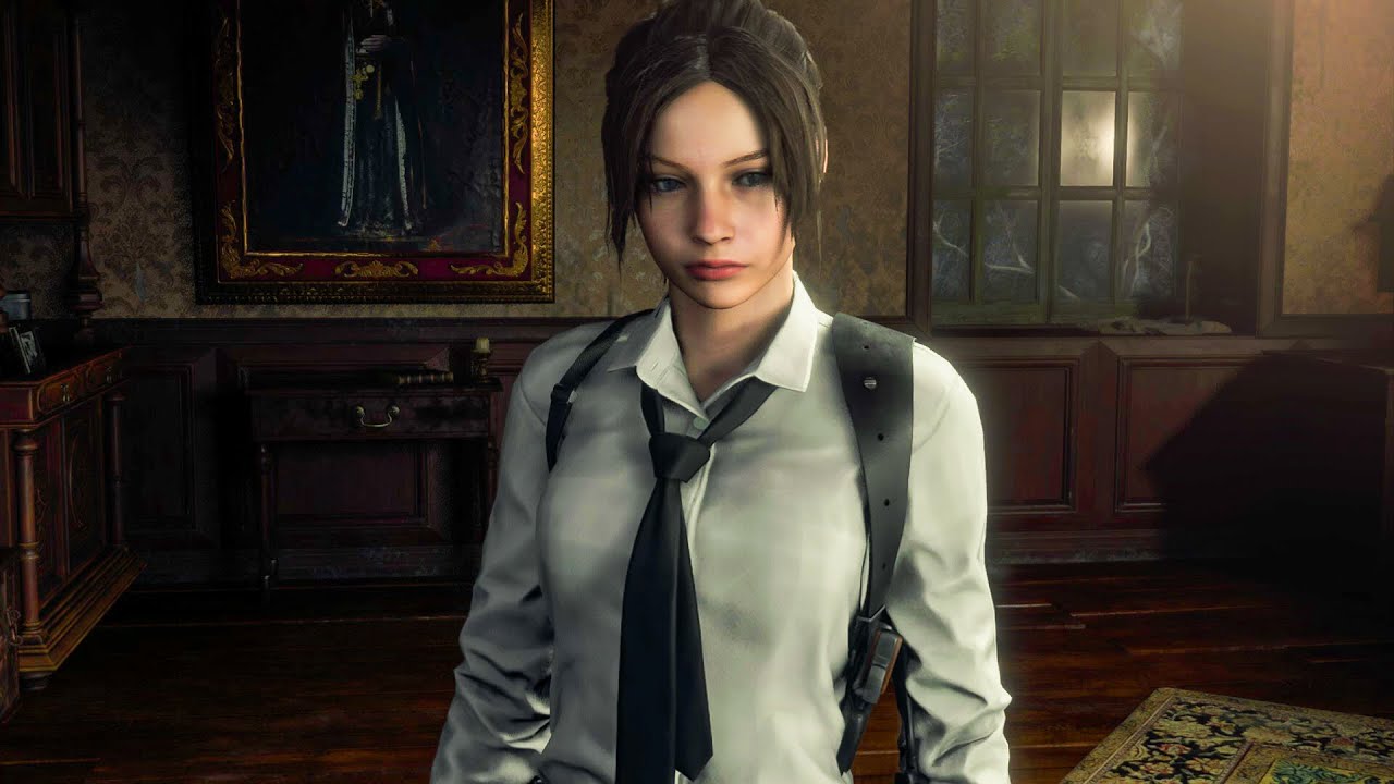 Claire Redfield in Biker Cop Uniform - Resident Evil 4 Remake: Separate ...