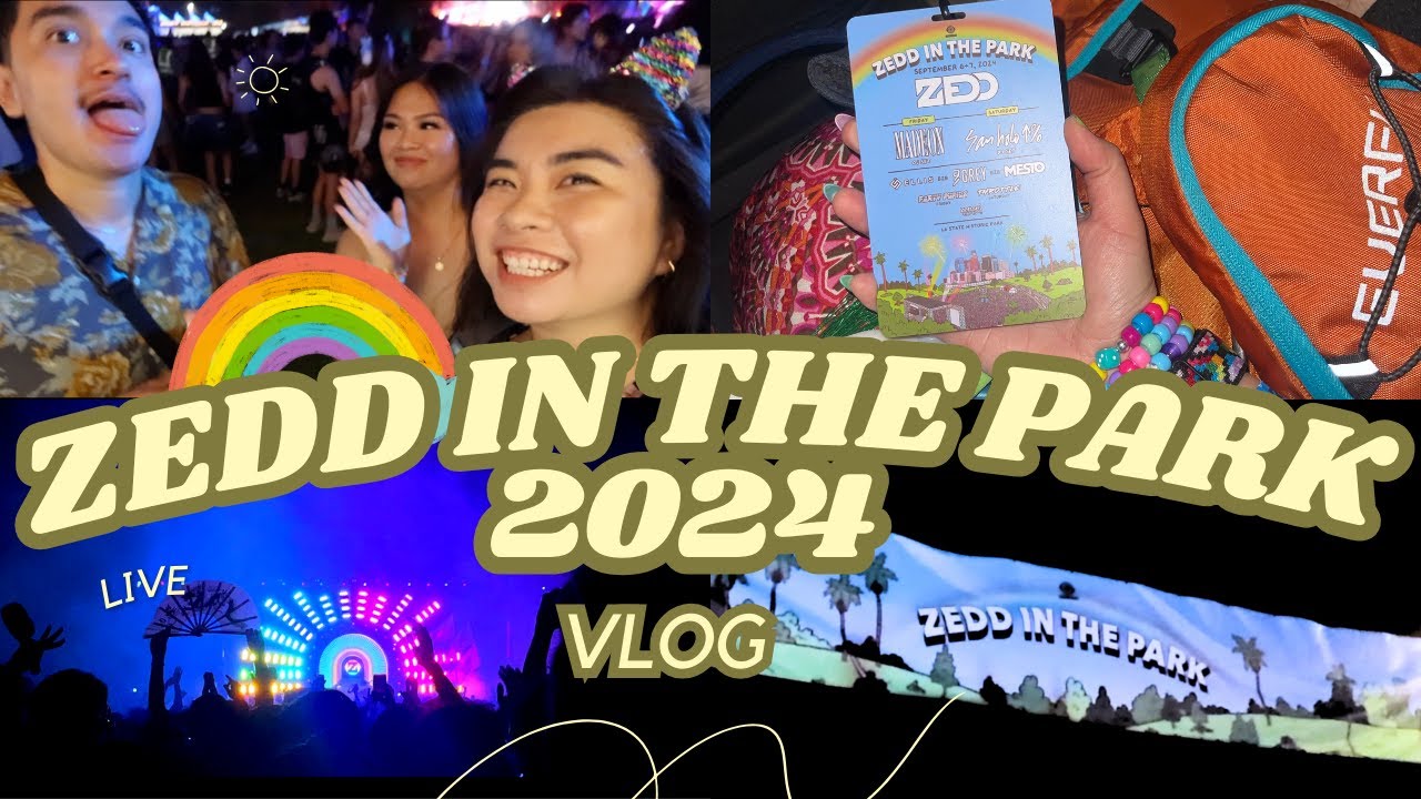 ZEDD IN THE PARK 2024 🎇⚡️ ZEDD'S LIVE PERFORMANCE, FESTIVAL EXPERIENCE ...