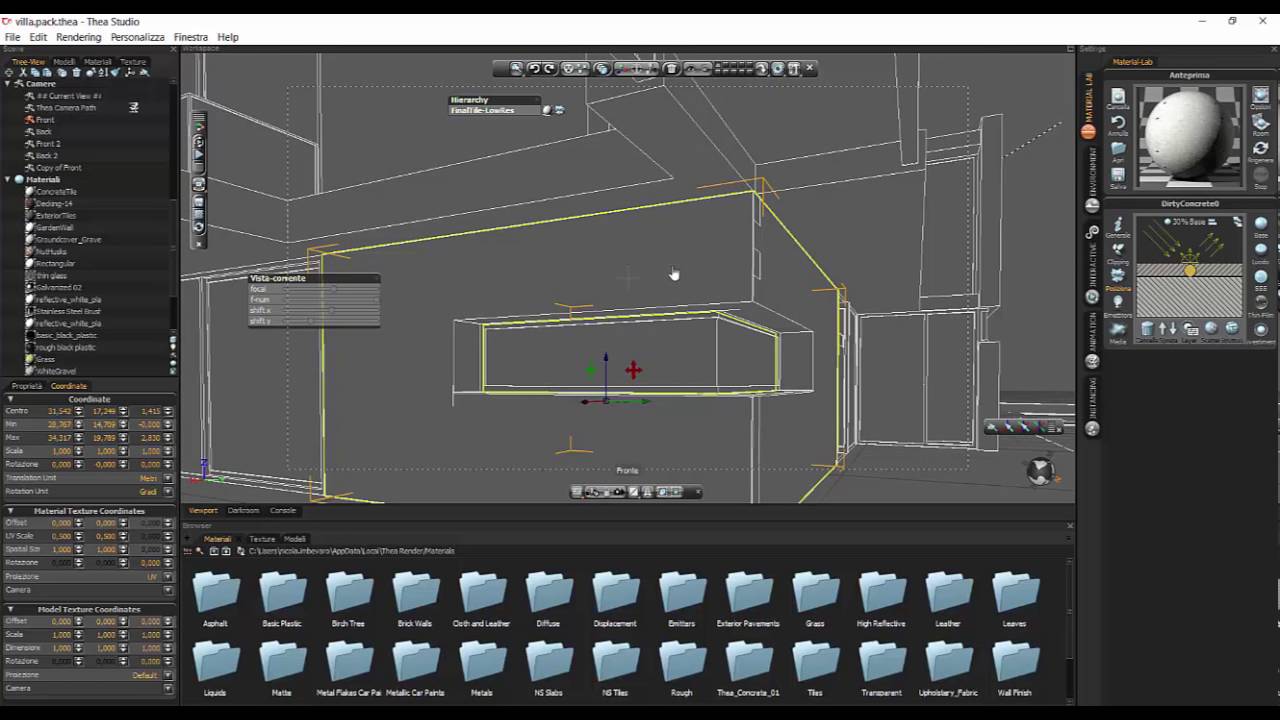 Thea render: inserire nuova camera - YouTube