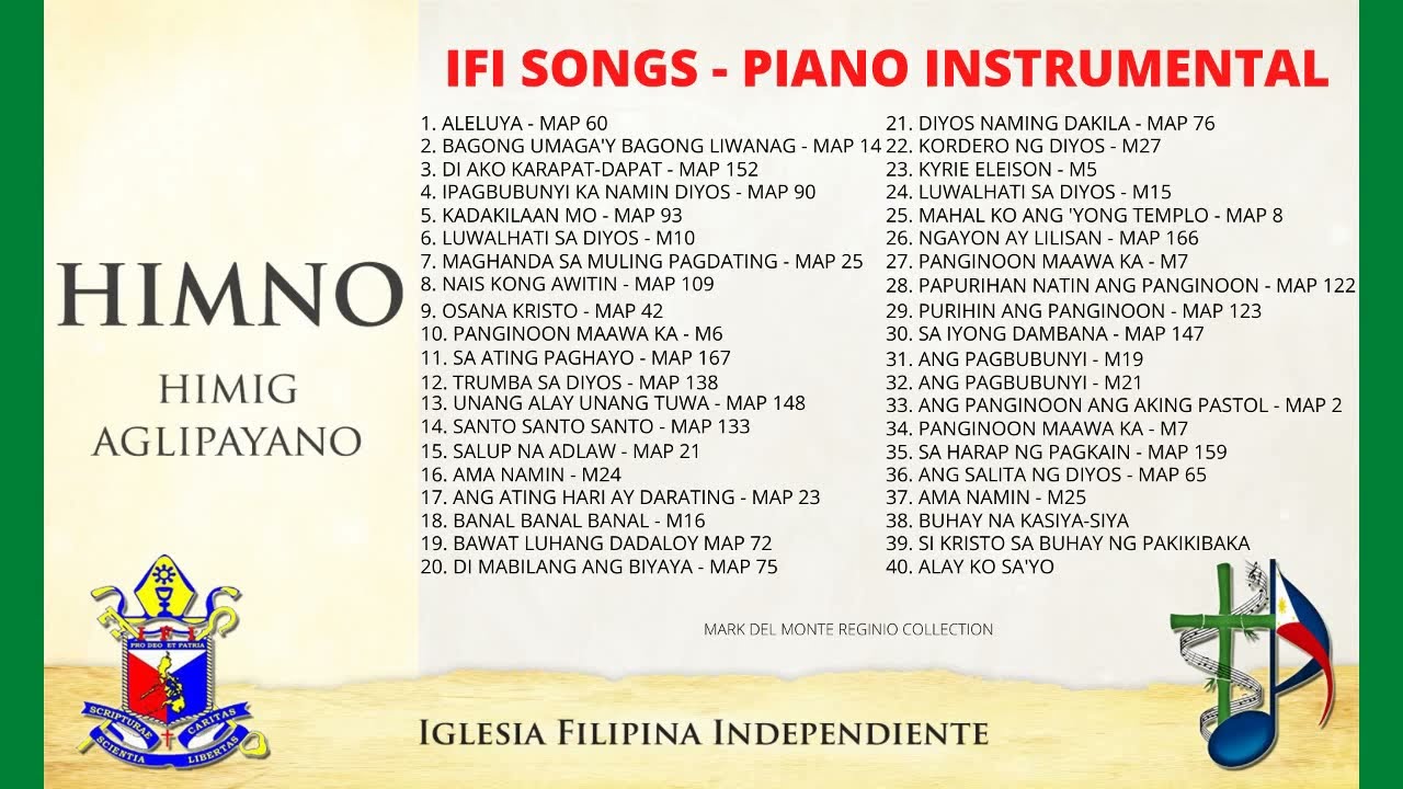 IFI SONG - PIANO INSTRUMENTAL - Mark Del Monte Reginio Collection - YouTube