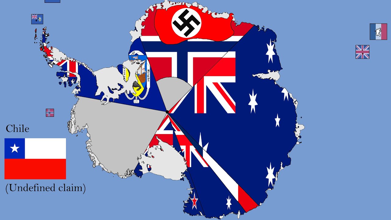 The History of Antarctica with Flags: Every Year - YouTube