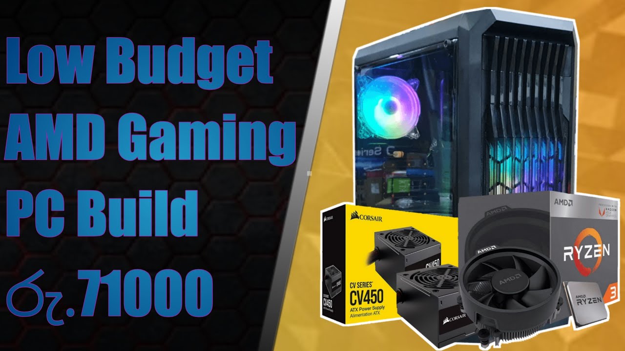 AMD Gaming pc Build එකක් රු 71,000 කට | BigoD - YouTube