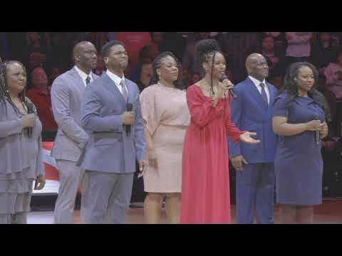 National Anthem | NBA All-Star Weekend | The Bonner Family - YouTube