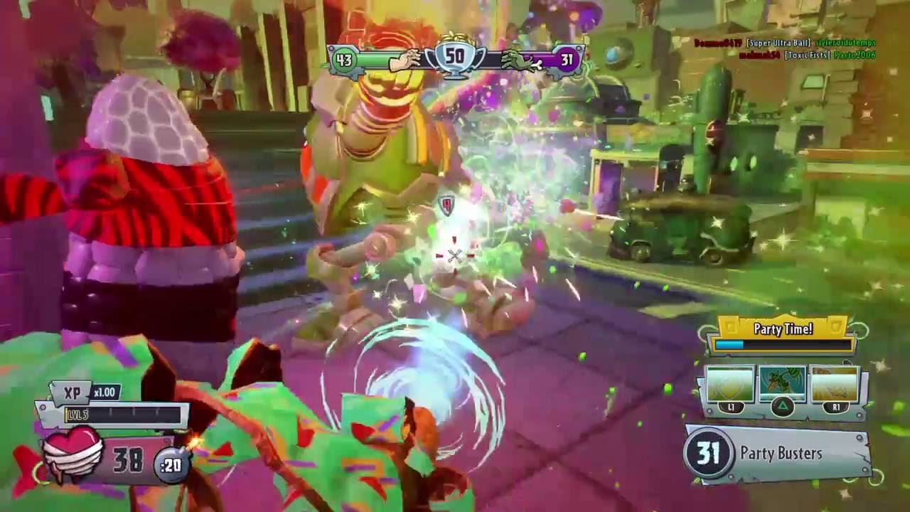 Plants vs Zombies GW2 Party Corn TRAIL OF GNOME DLC - YouTube