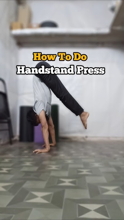 Handstand Press Tutorial #handstandtutorial #calisthenics #yoga #shorts - YouTube