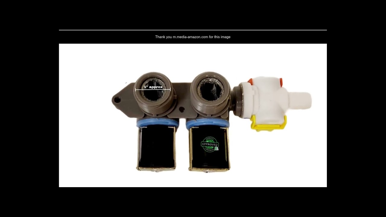 How To Install WP3979346 Whirlpool Water Inlet Valve - YouTube