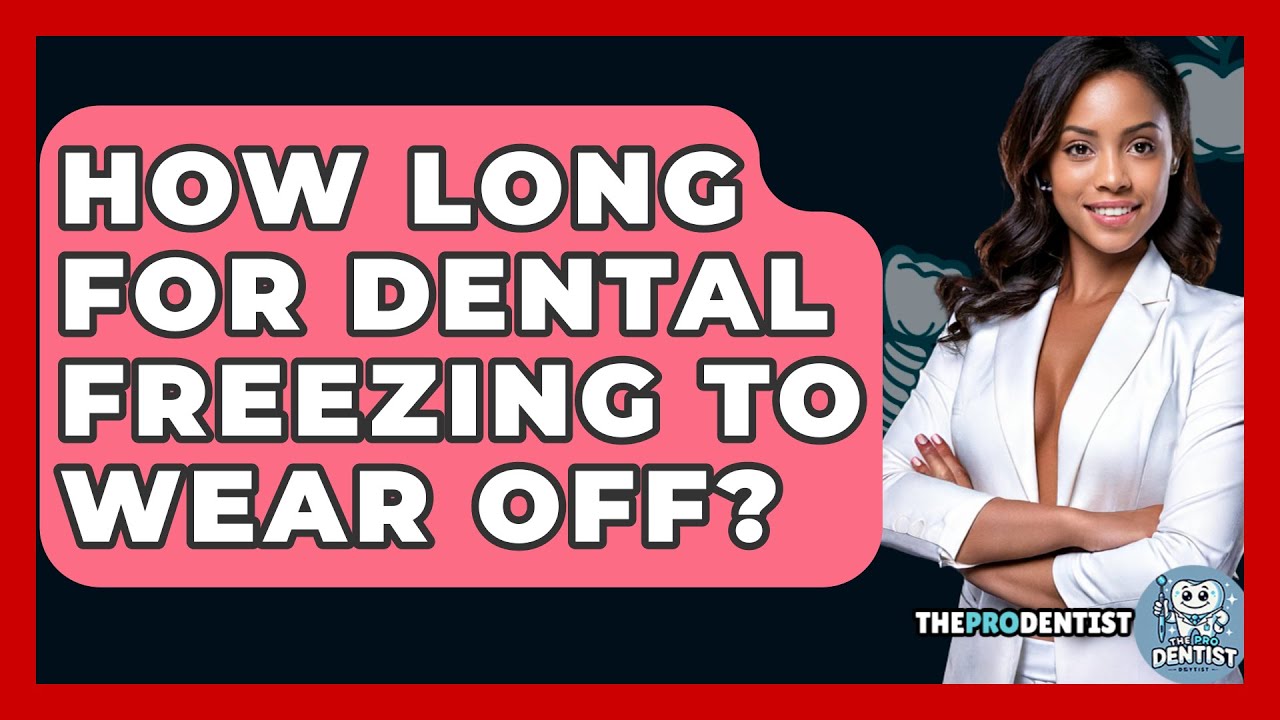 How Long For Dental Freezing To Wear Off? - The Pro Dentist - YouTube