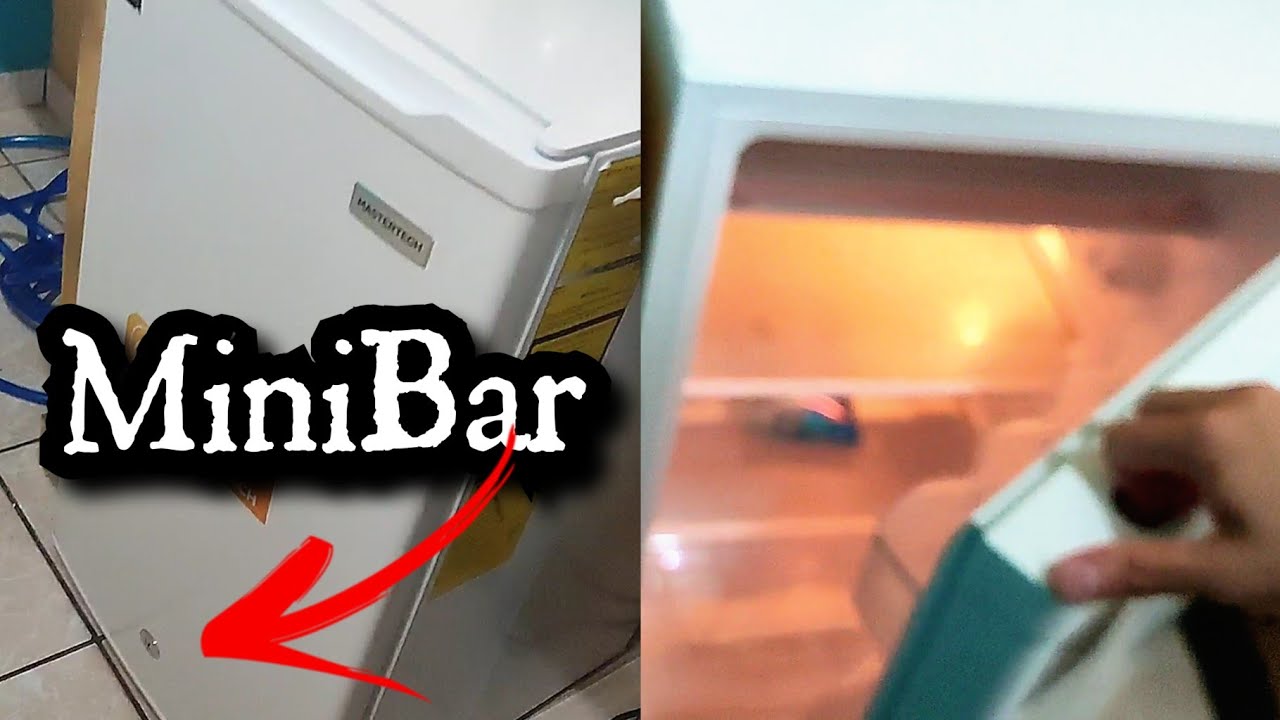 MiniBar MasterTech - Mini Refrigerador 4 pies Mod MTF122S3AW - YouTube