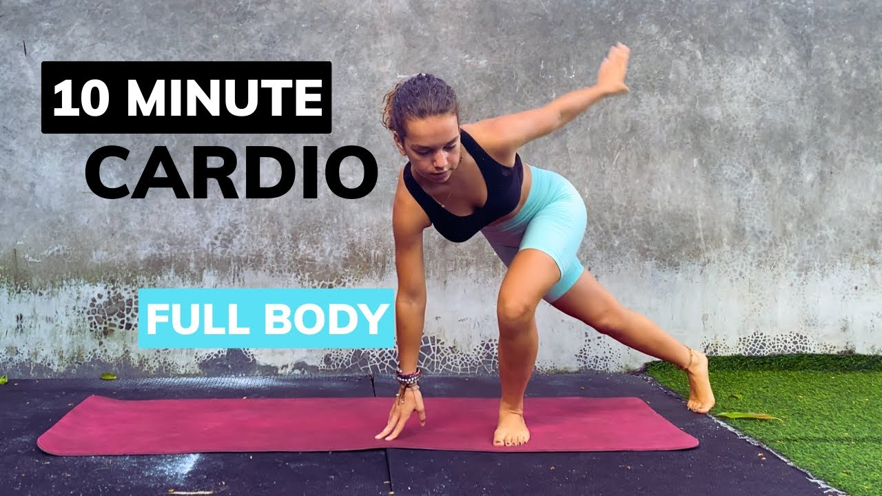 10 Min FULL BODY Cardio Workout| Train With Me - YouTube