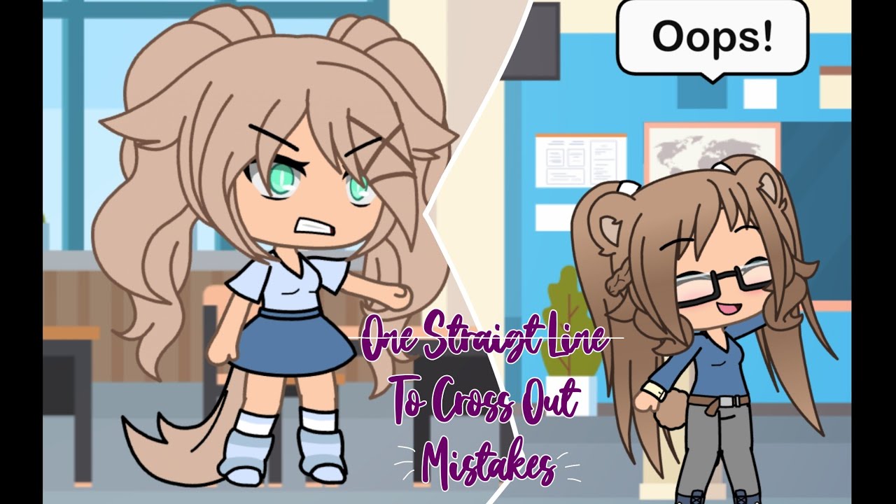 One straight line to cross out mistakes - YouTube