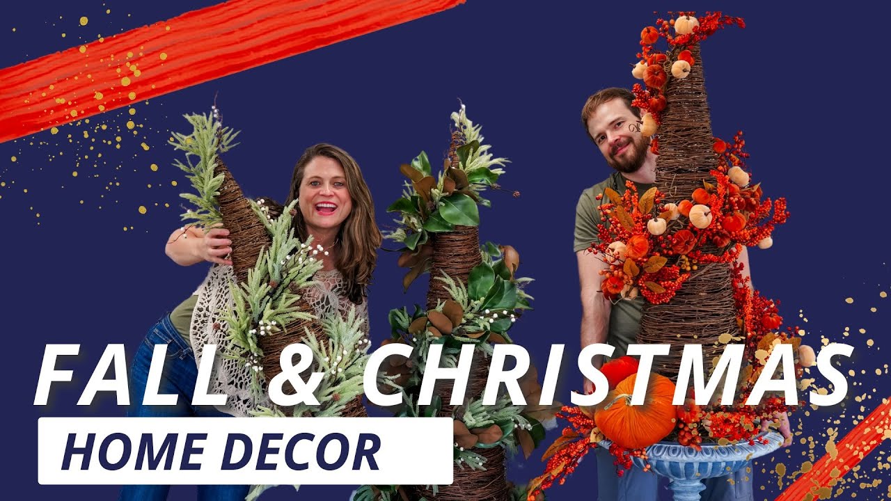 Turn Angel Vine Cone Trees into Stunning Fall & Christmas Decor for ...