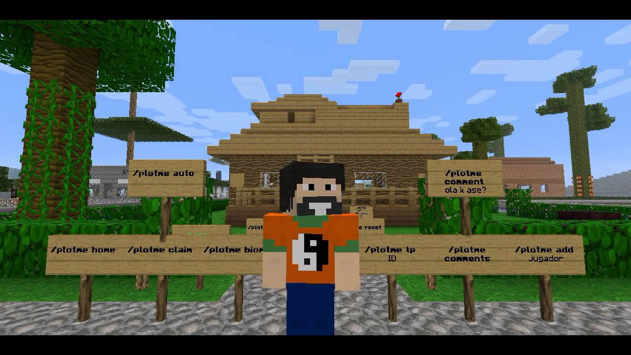Guia para Plotown [PLOTME] || Minecraft - ESP || - YouTube