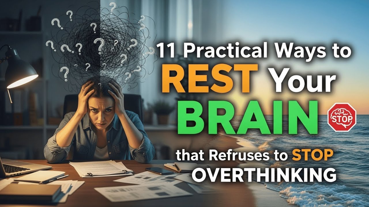 11 Practical ways to Rest your BRAIN that Refuses to STOP OVERTHINKING ...