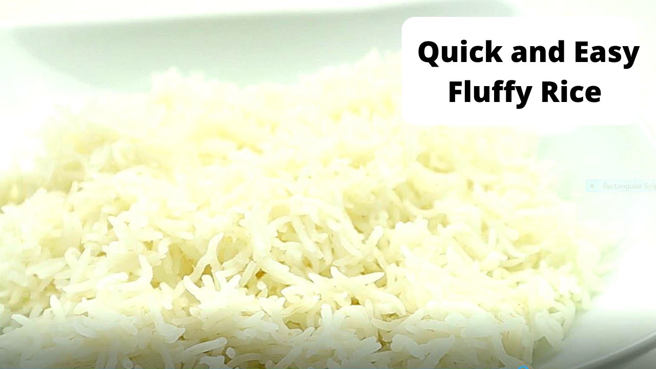 How to Cook Rice | Rice | Quick and Easy Rice - YouTube