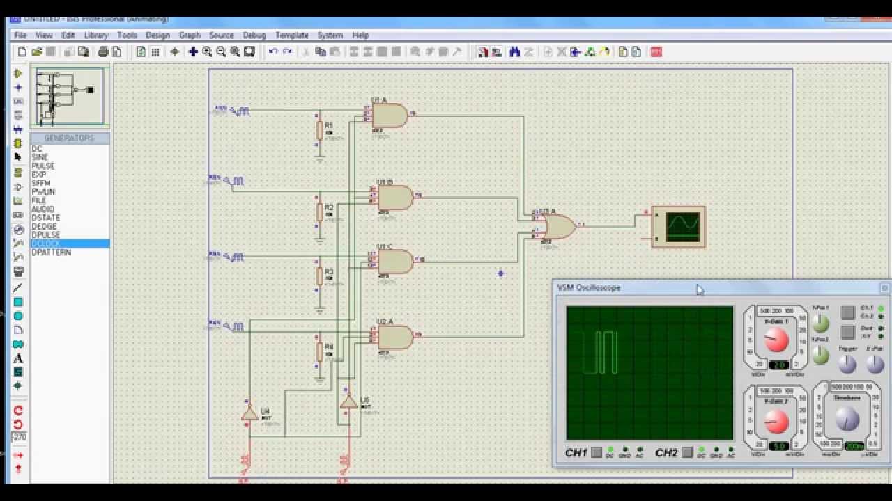 Un Multiplexor En Linea De 4 A 1 Youtube