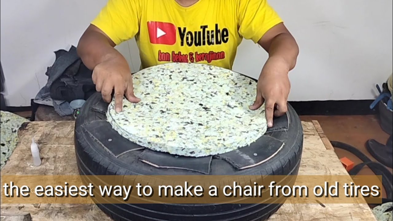 The easiest way to make a chair from old tires - YouTube