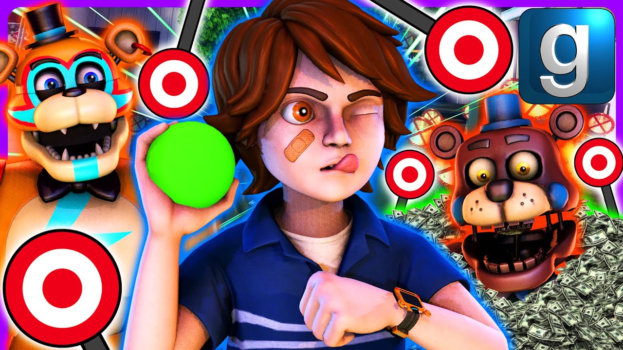 Gmod FNAF | Glamrock Freddy And Gregory Go To The Carnival! - YouTube