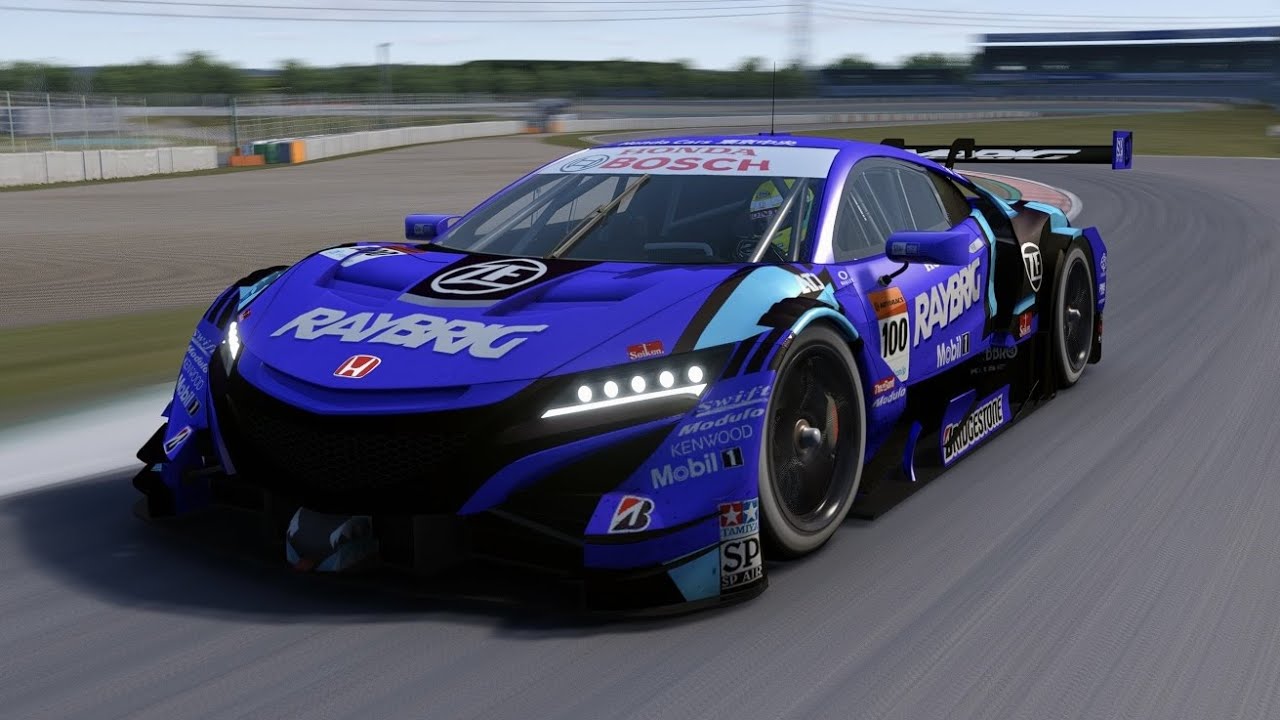 [Assetto Corsa] RAYBRIG NSX-GT 2019 Suzuka Test - YouTube