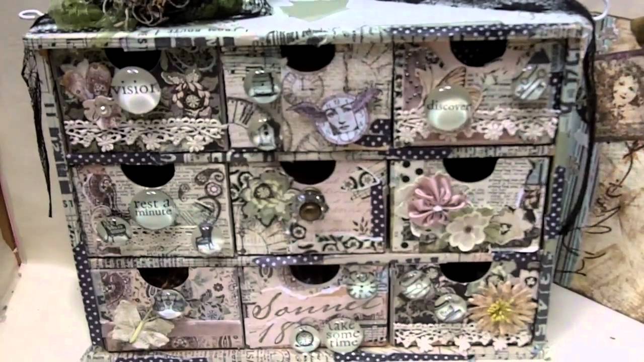 Kaiser Craft Cubby Drawers - YouTube