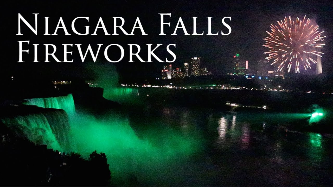 Niagara Falls Fireworks - YouTube