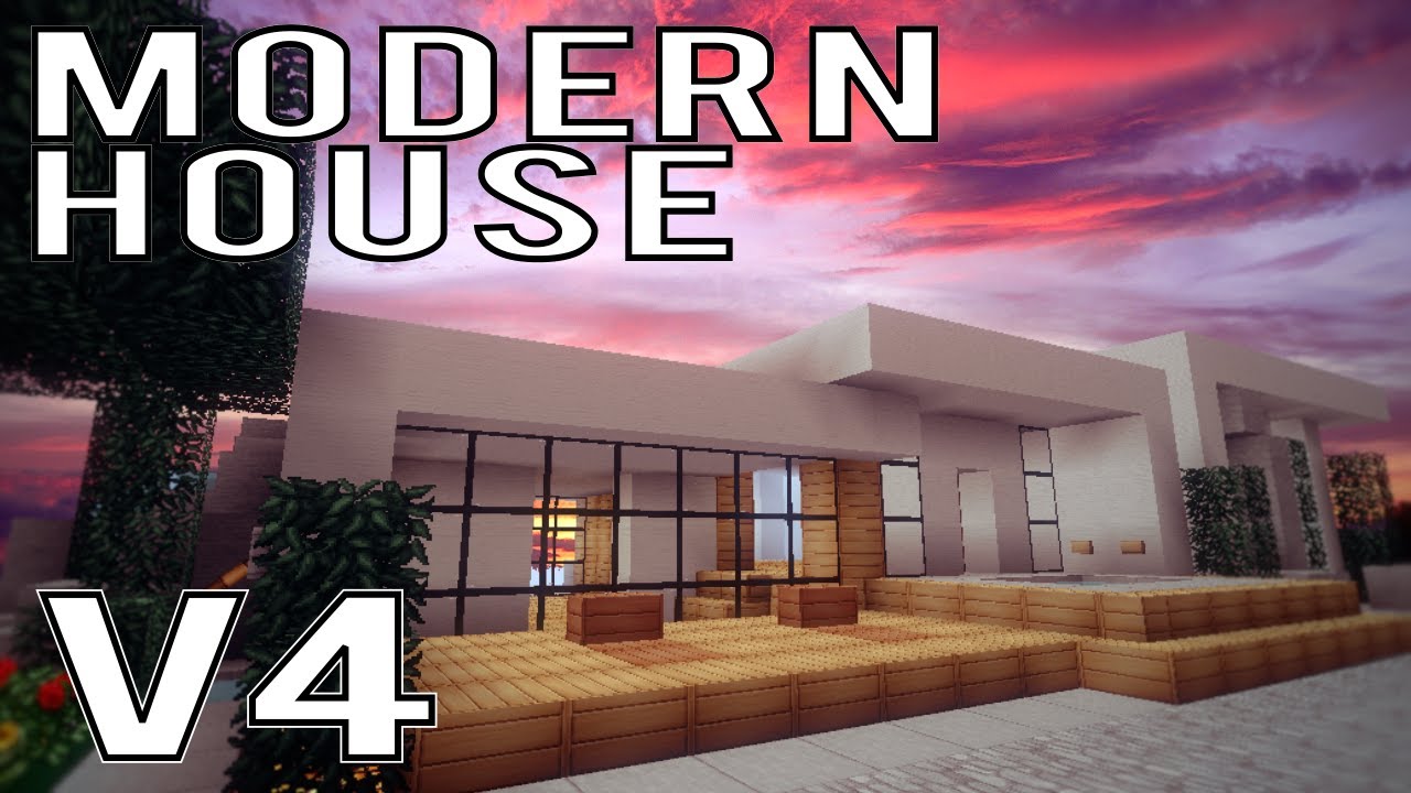 Minecraft - Modern House - V4 - YouTube