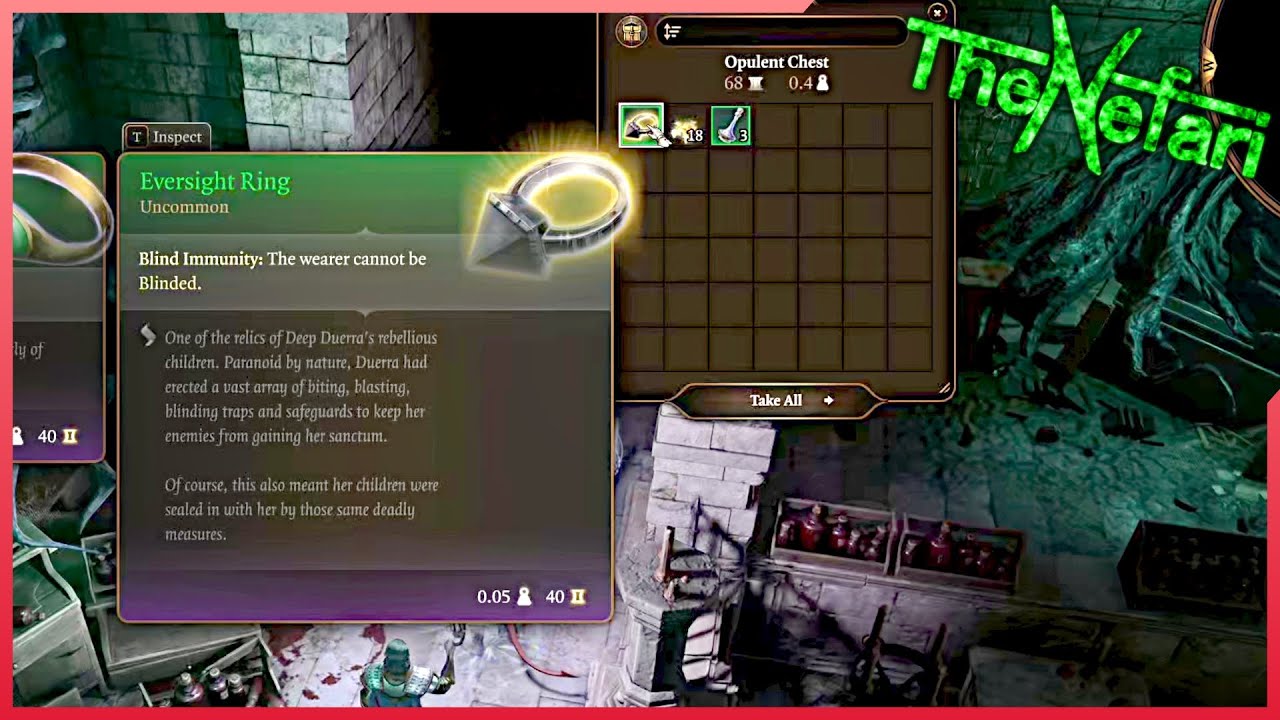 Eversight Ring and Bided Time in Morgue - Baldurs Gate 3 Let's Play Part 182 - YouTube