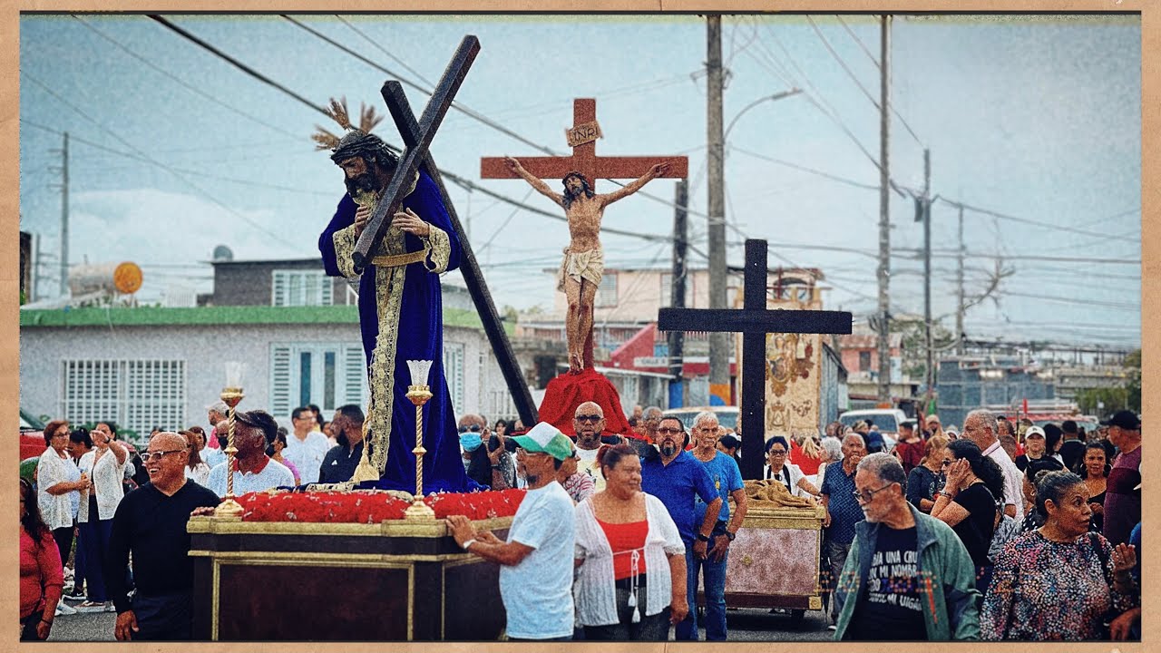 Procesión del Santo Entierro (Viernes Santo) de Barrio Obrero, San Juan ...