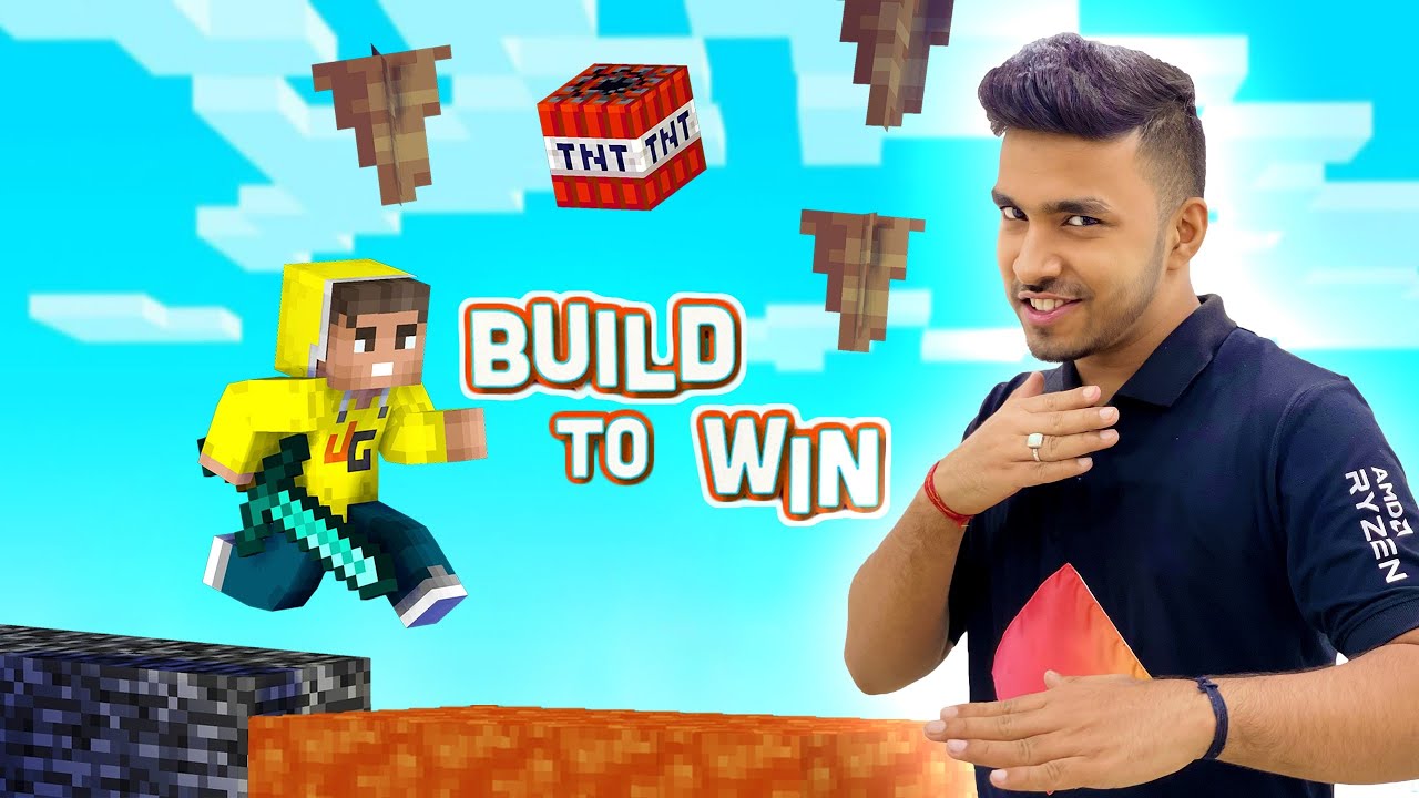 MINECRAFT, BUILD TO WIN LIVE | UJJWAL - YouTube