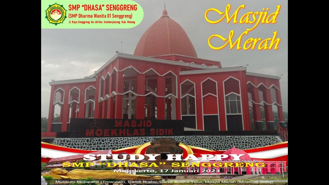 MASJID MERAH PANDAAN - YouTube