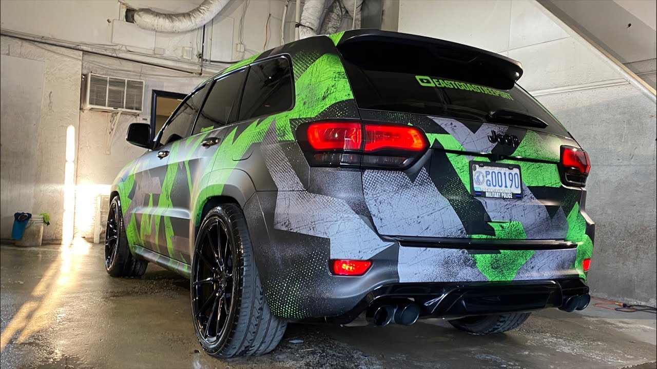 Getting the Trackhawk back this week from HHP - YouTube