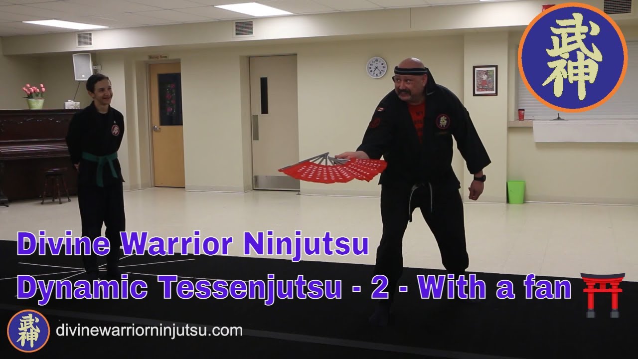Dynamic Tessenjutsu - 2 - With a fan - YouTube