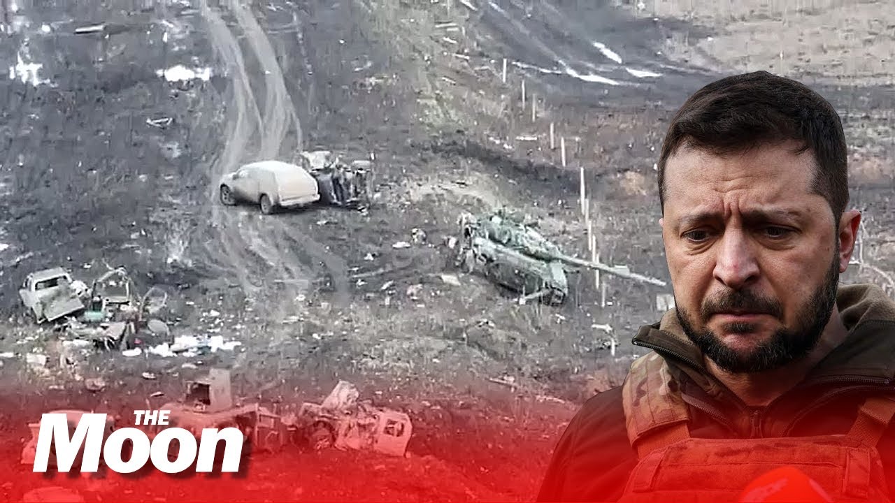 Bakhmut Highway of Death - Destroyed Ukrainian column - YouTube