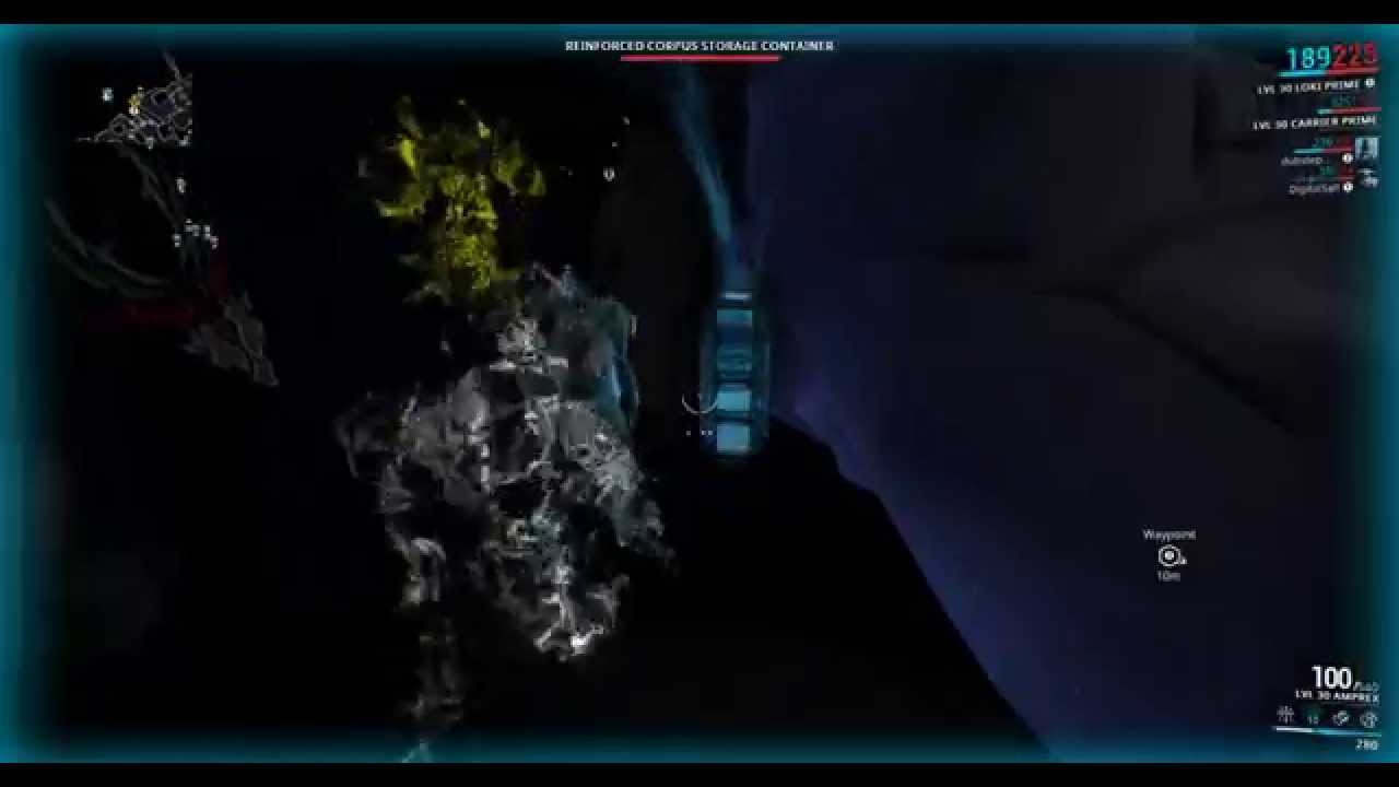 Warframe - another reinforced corpus cache - YouTube