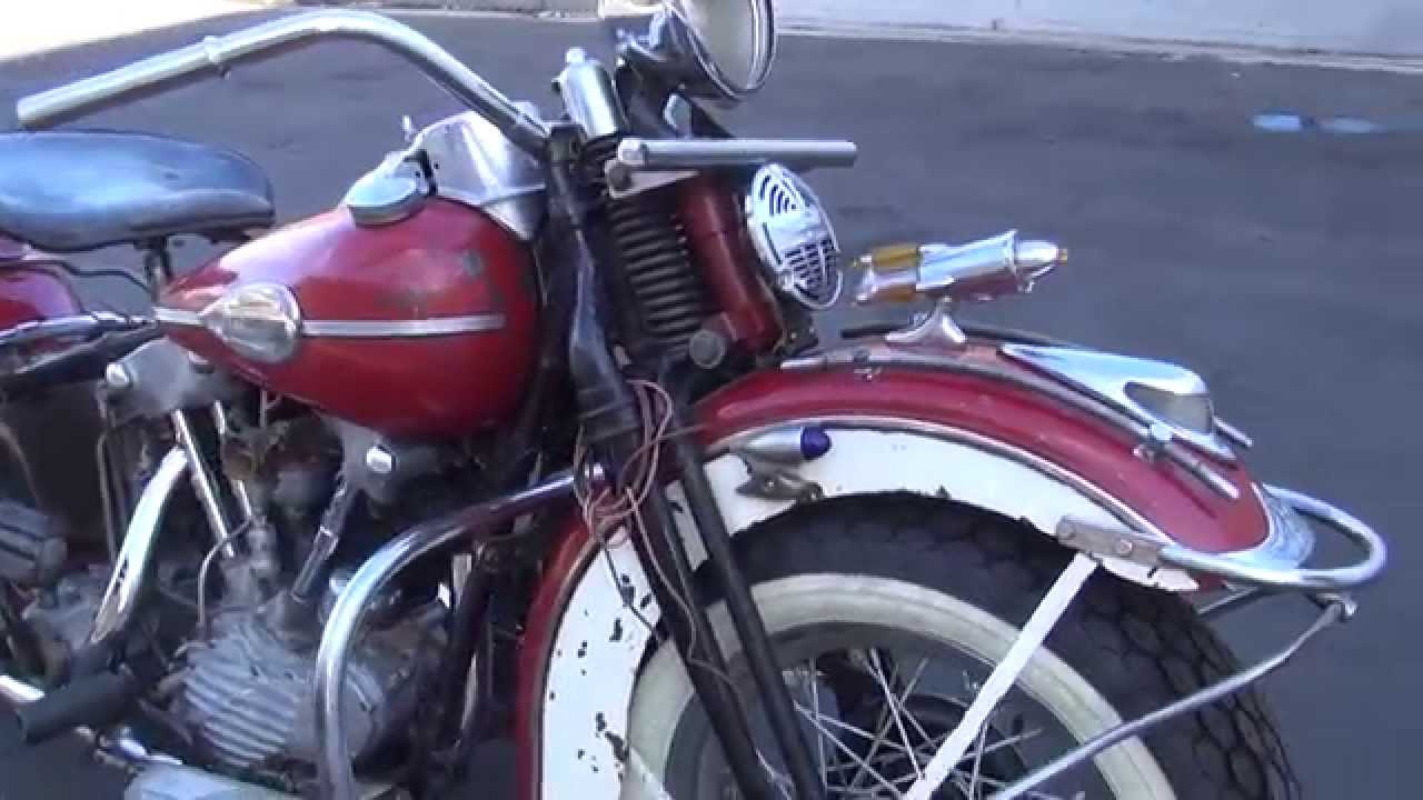 Hunting Harley's, 1946 Knucklehead "Baby" - YouTube