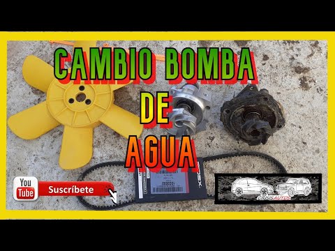 cambio bomba de agua lada niva