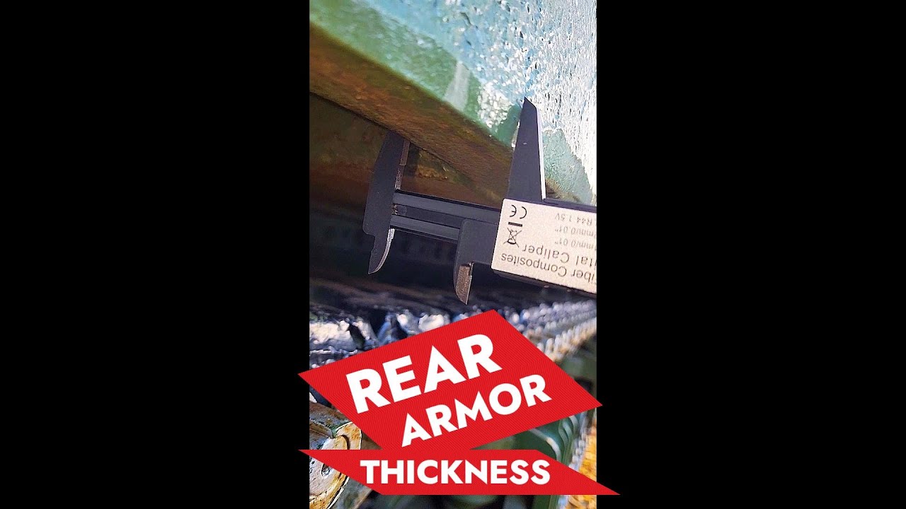 WW2 RAM II TANK REAR ARMOR THICKNESS ACTUAL MEASUREMENT Part1 - YouTube