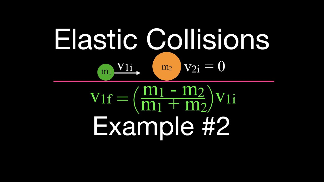 Momentum (12 of 16) Elastic Collisions, Example 2 - YouTube