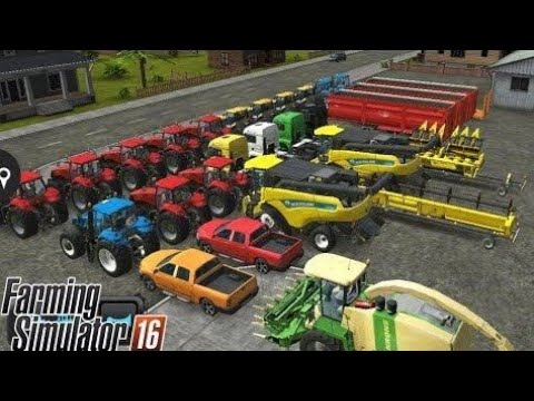 all tractors, trac and Harvester Making in Fields in Fs 16 || Fs16 ...