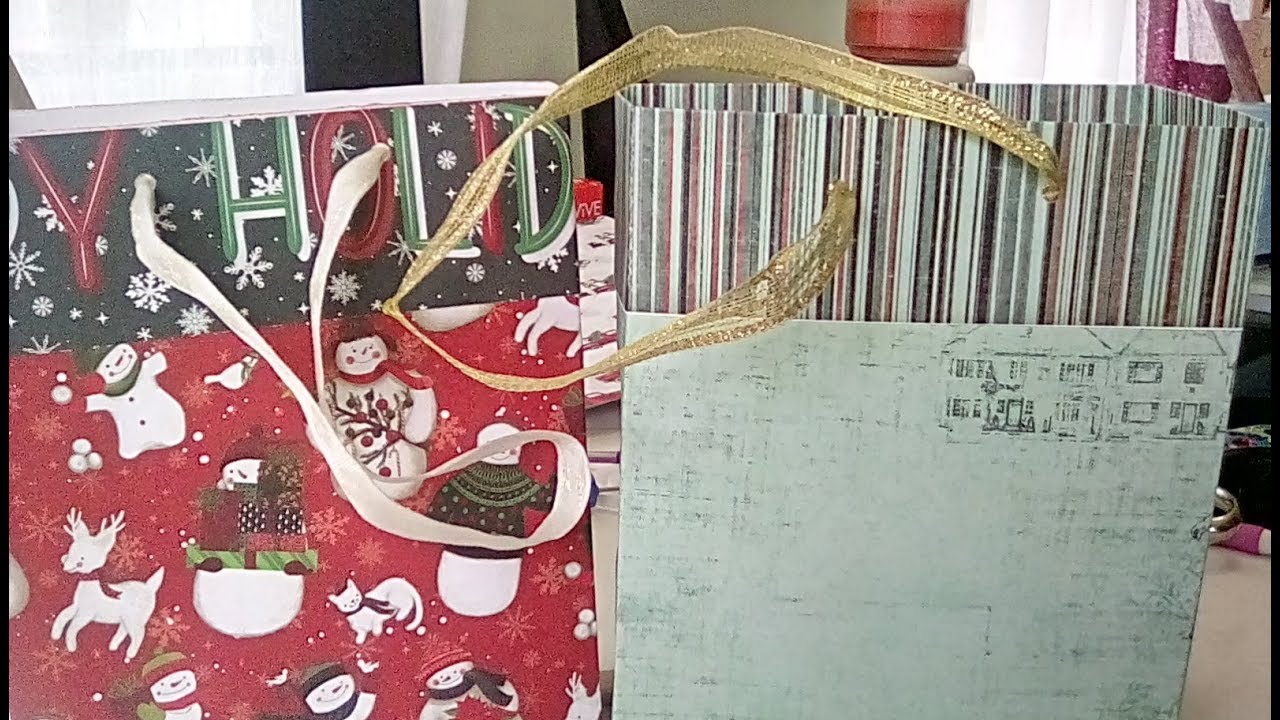 Large Gift Bag. Tutorial - YouTube