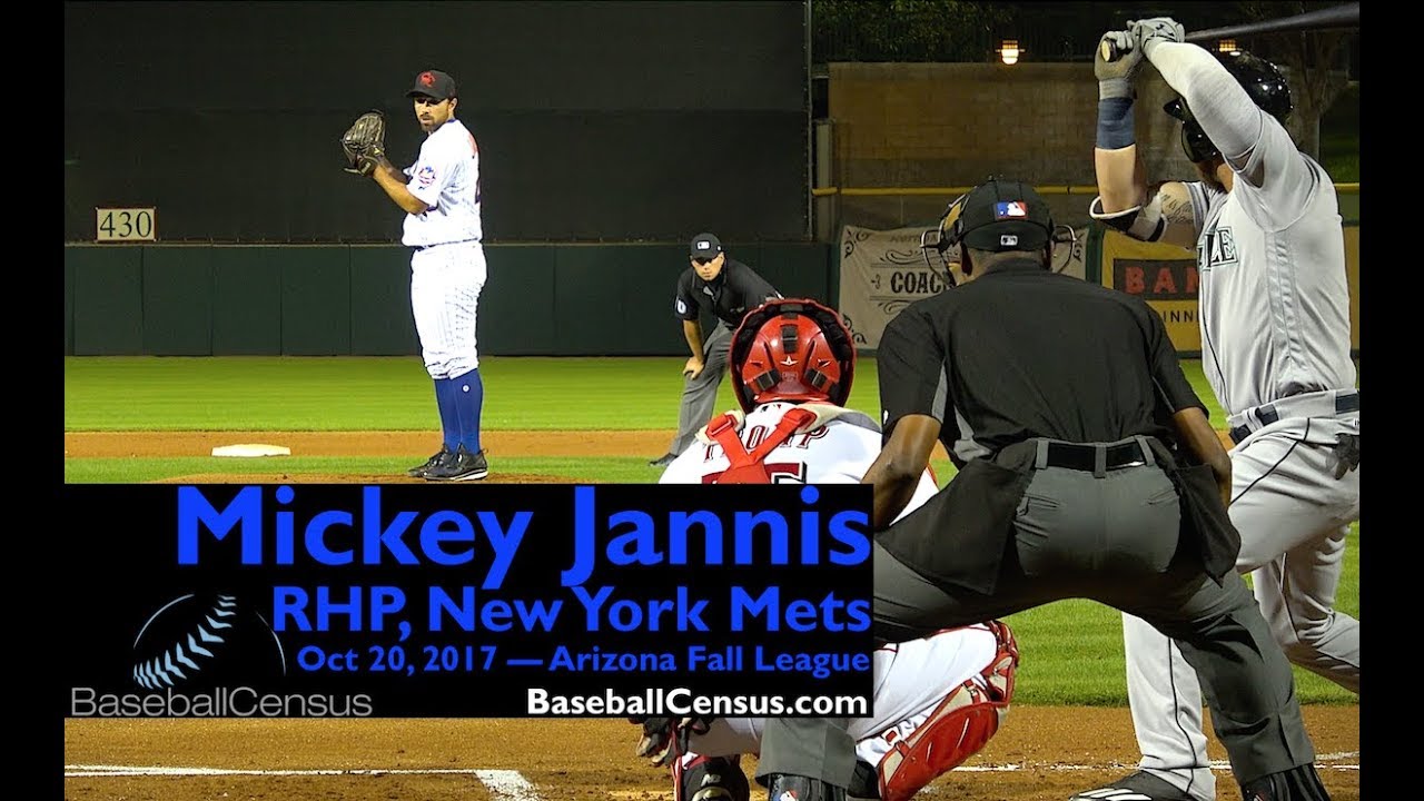 Mickey Jannis, RHP, New York Mets — October 20, 2017 (AFL) - YouTube