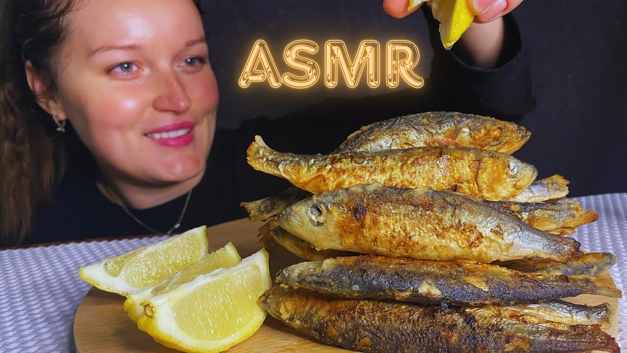 ASMR EATING FISH (NO TALKING) EATING SOUNDS | MUKBANG 먹방 - YouTube