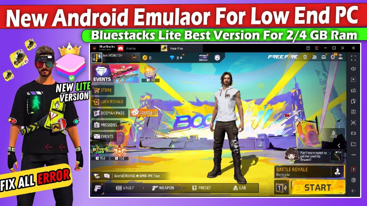 (2024) BlueStack Best Light And Modified Version For 2GB 4GB Ram PC ...