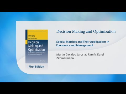 Decision Making and Optimization - YouTube