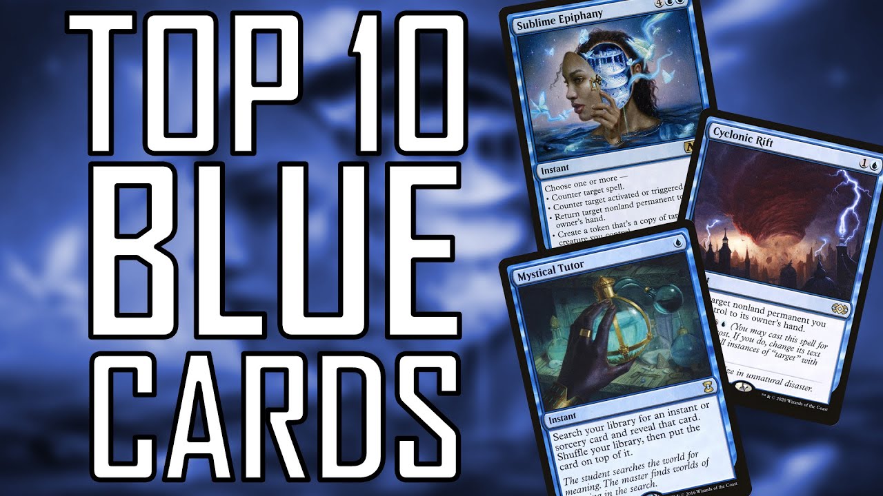Top Ten Mono-Blue Commander Cards - YouTube