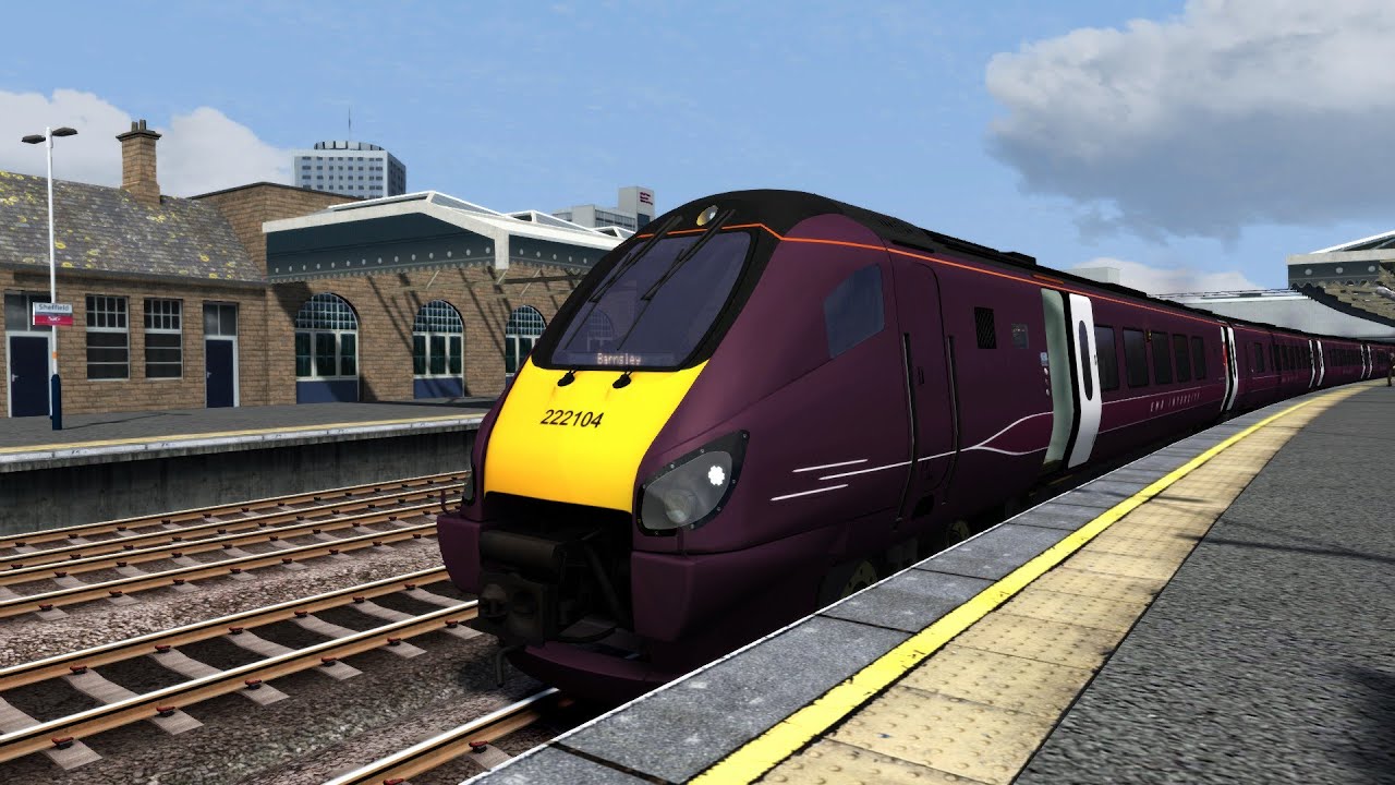 Train Simulator 2020 - Sheffield to Derby in Class 222 EMR new Livery ...