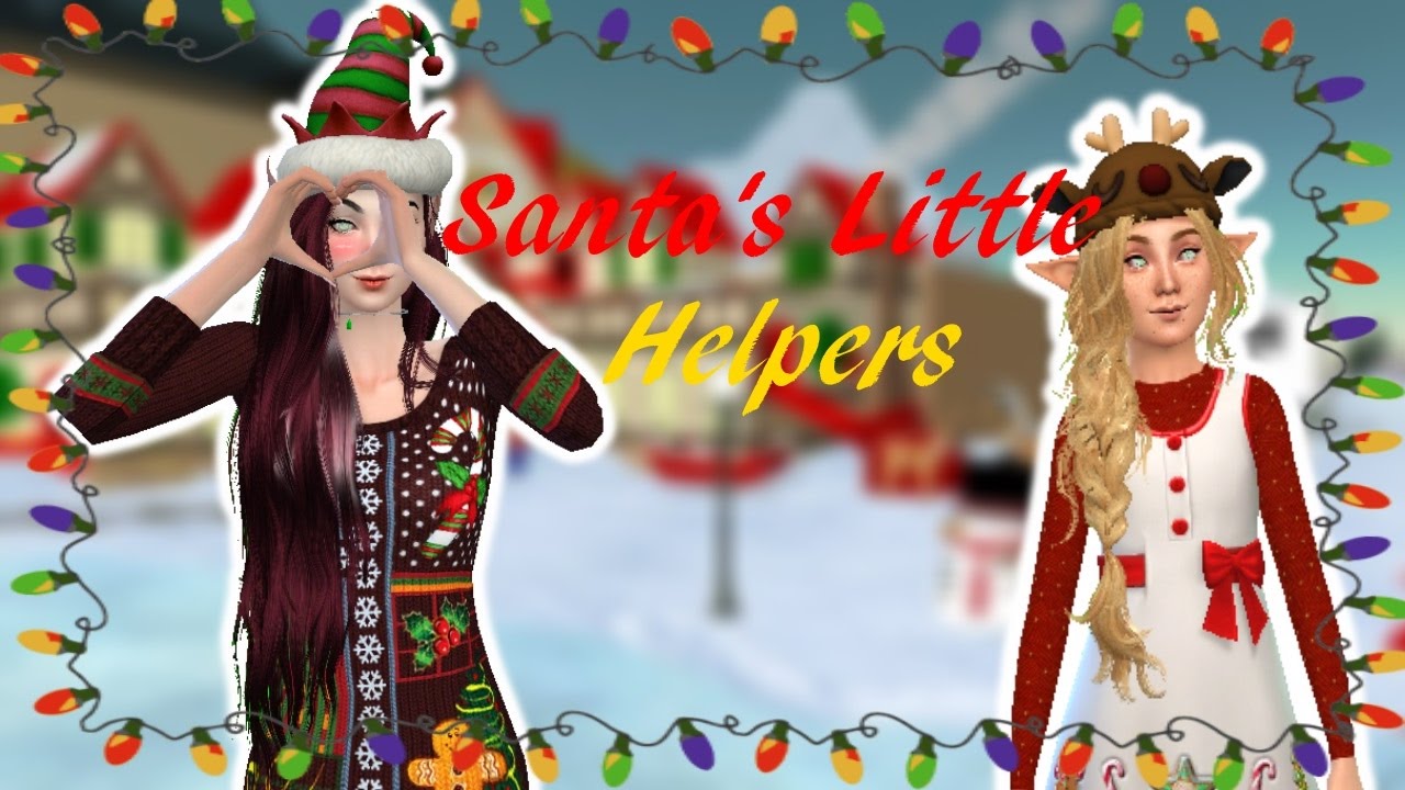 Sims 4: Create A Sim | Santa's Little Helpers - YouTube