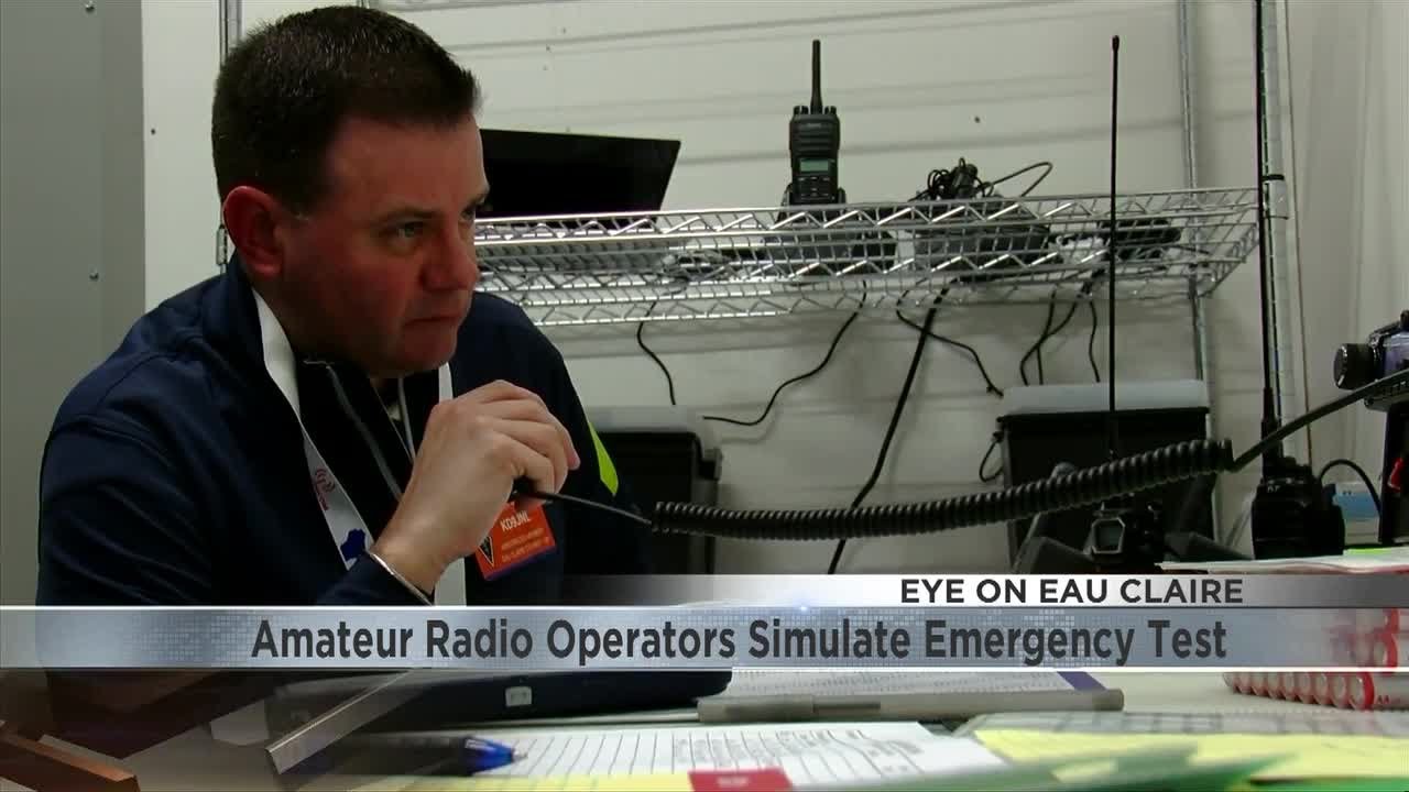 Amateur radio operators simulate emergency test - YouTube