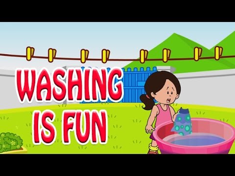 Washing is Fun - Kids' Songs - Animation English Rhymes For Children ...