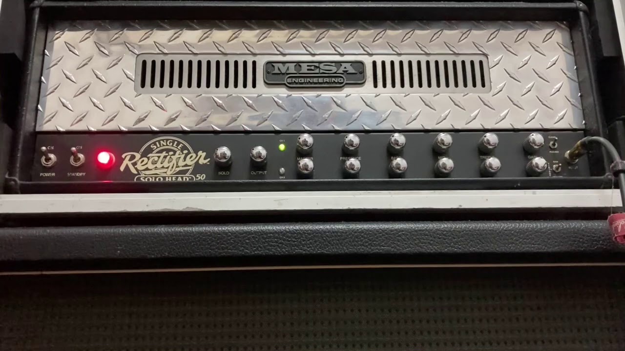 Mesa boogie single rectifier solo head 50W - YouTube